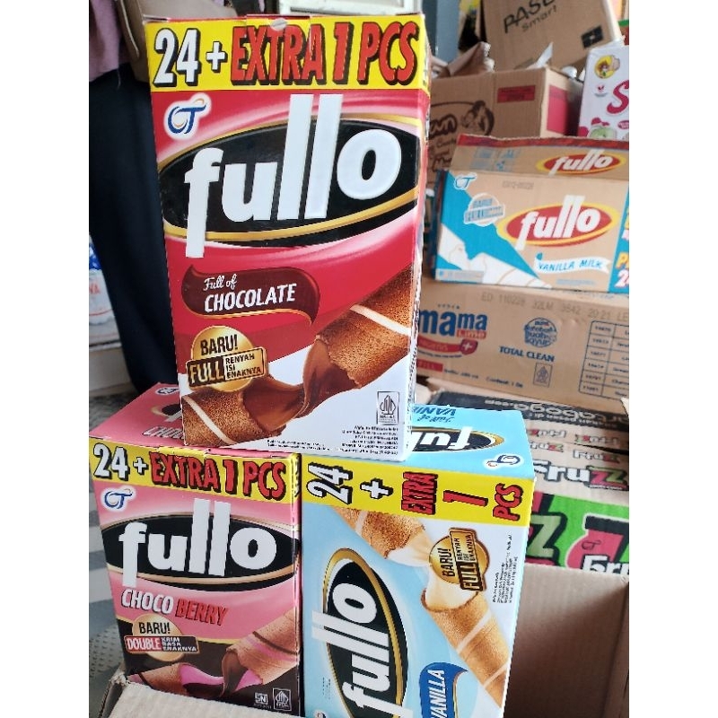 Jual Fullo wafer roll box 24 + extra 1 pcs 25 x 14 gr | Shopee Indonesia