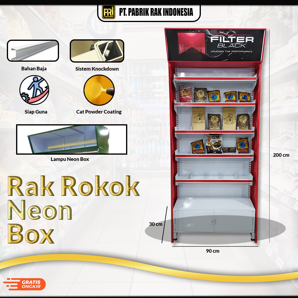 Jual Rak Rokok Neon Box | Shopee Indonesia