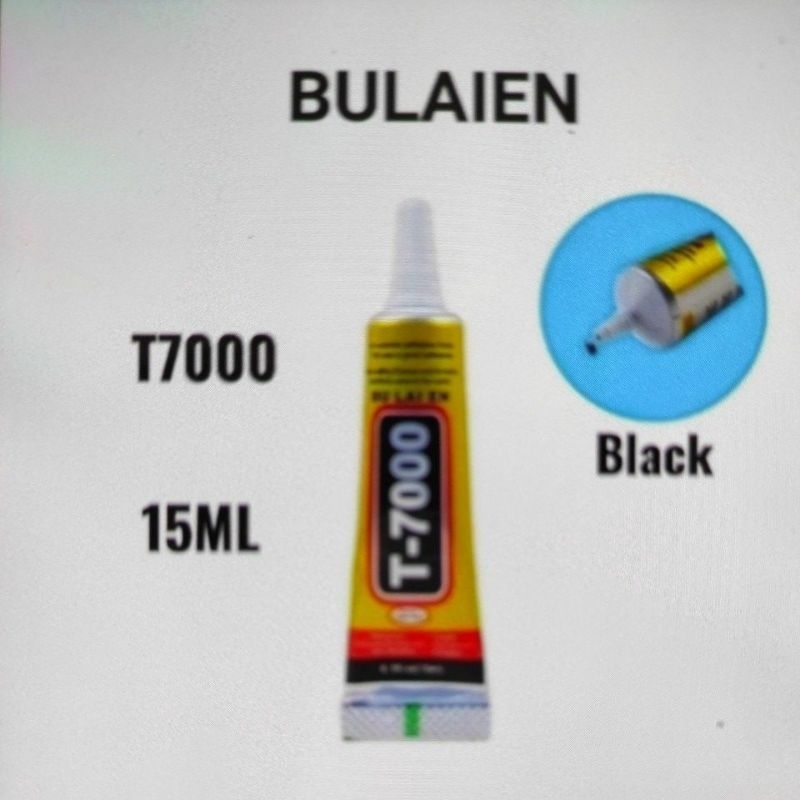 Jual Lem Touchscreen T-7000 / Lem LCD T-7000/ Lem HP 15ml CAIRAN HITAM | Shopee Indonesia