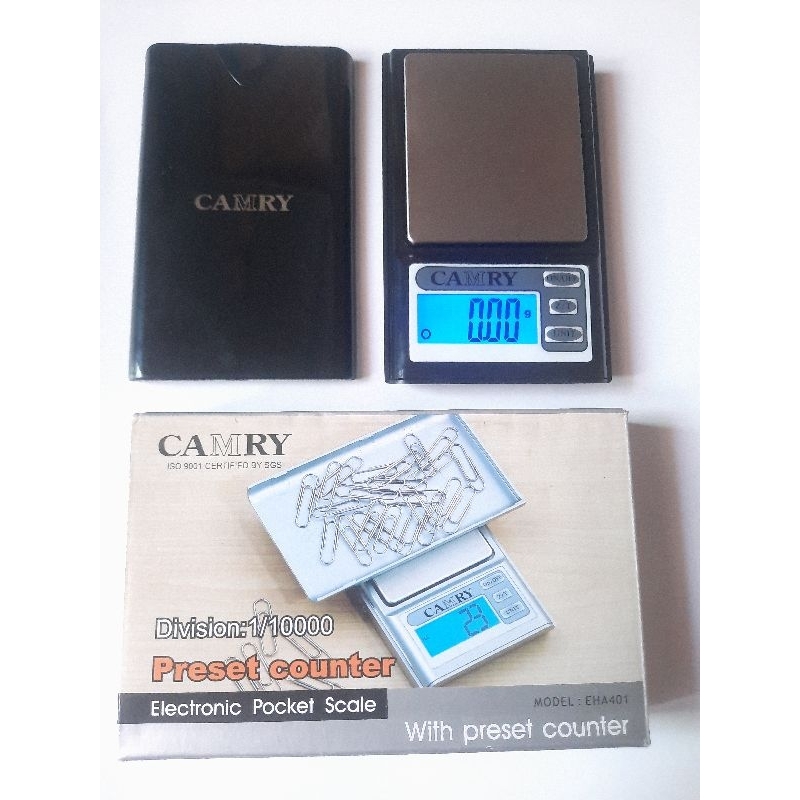 Jual Timbangan digital Pocket Scale Bubuk, Obat, Emas Camry 0.01 Gr ...
