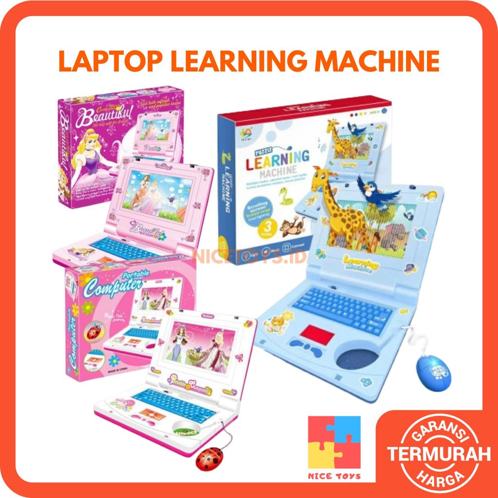Jual Mainan Laptop Learning Machine Laptop Anak Mainan Edukasi Laptop ...