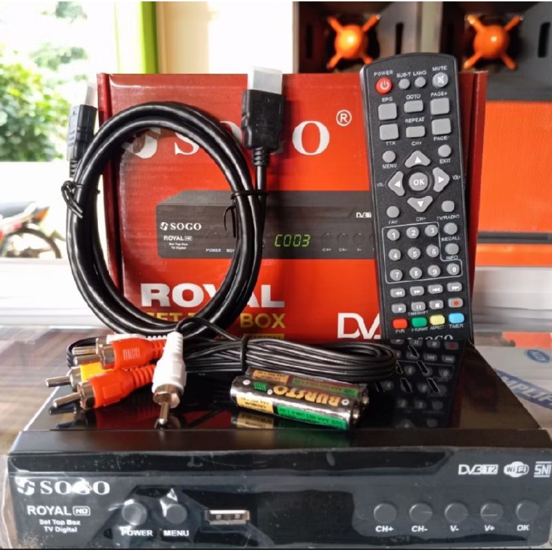 Jual Set top box TV Digital Sogo / STB Sogo merah | Shopee Indonesia