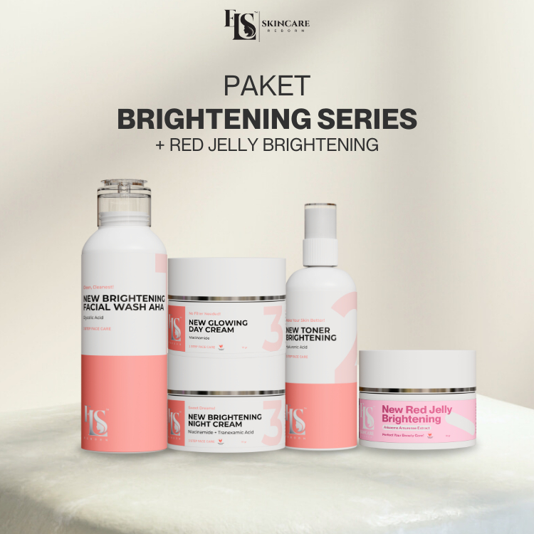 Jual LS SKINCARE PAKET BUNDLING BRIGHTENING SERIES WITH RED JELY ...