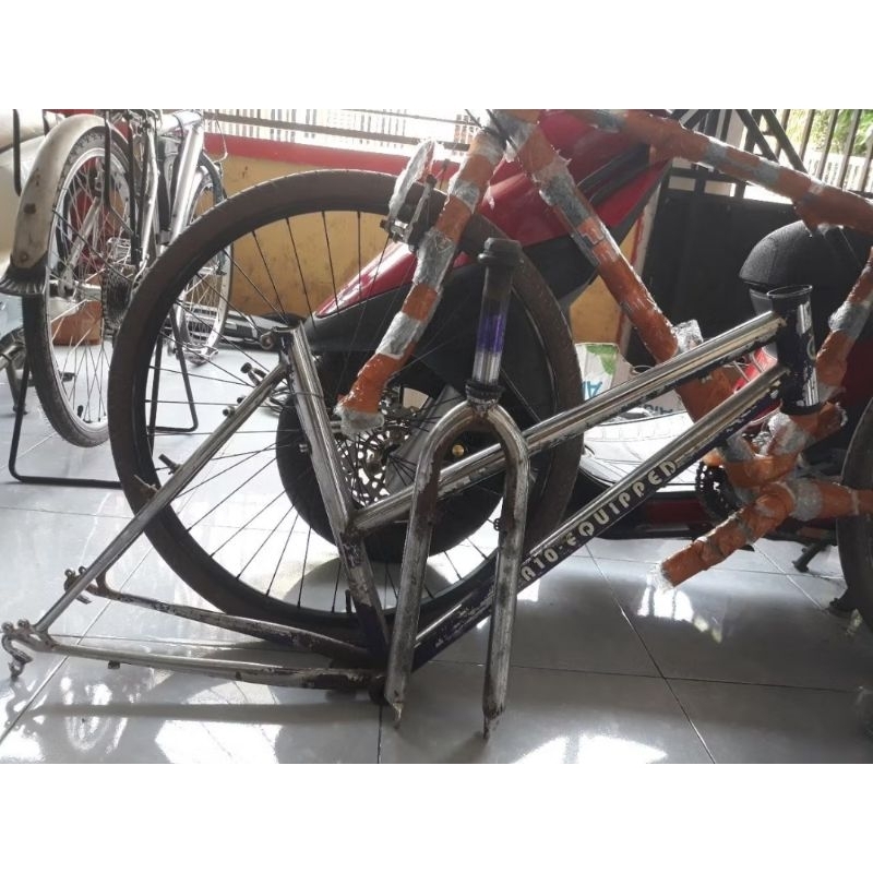 Jual frame set lady infinite Crmo | Shopee Indonesia