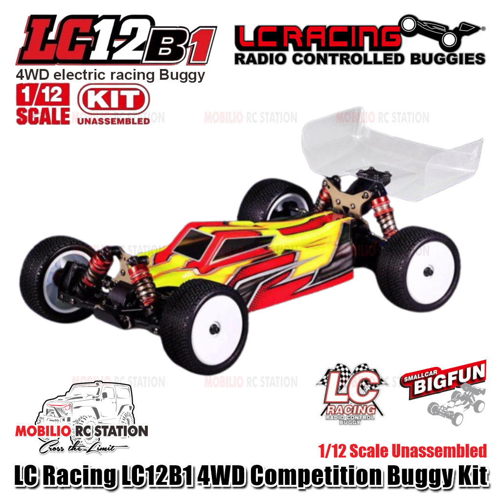 Jual LC Racing LC12B1 4WD Competition Buggy Combo Kit 1/12 Scale ...