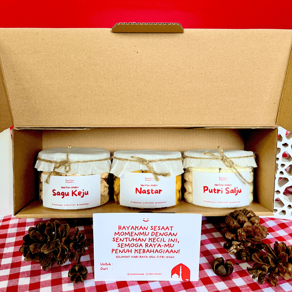 Jual [HAMPERS LEBARAN] Kue Kering Premium Idul Fitri - Triple Raya (3 ...