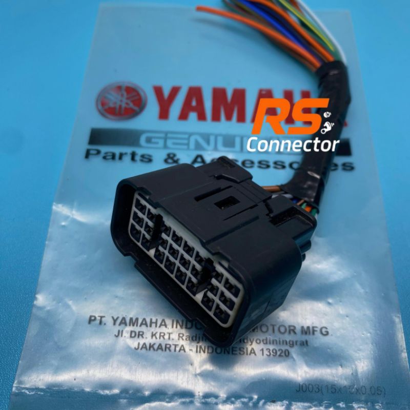 Jual SOCKET SOKET KABEL ECU ECCU ECM ACG PIN 24 YAMAHA MIO M3 MIO Z X ...