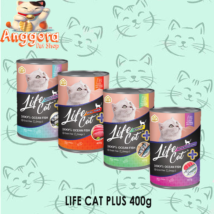 Jual ( GRAB GOSEND ) LIFE CAT PLUS 400 gr - Makanan Basah Kucing Life ...