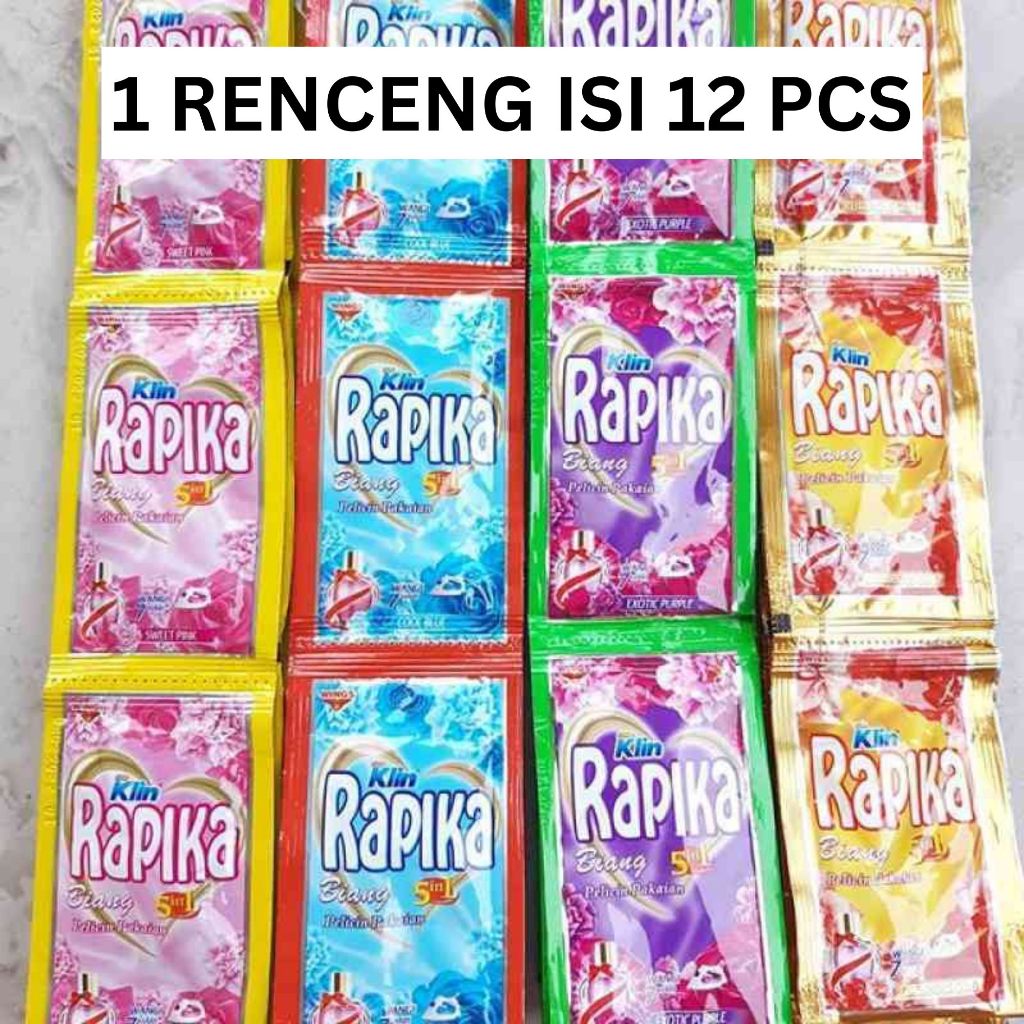 Jual (1 RENCENG ISI 12 PCS) Rapika 500an Biang Sachet 5 in 1 Sachet 500 ...