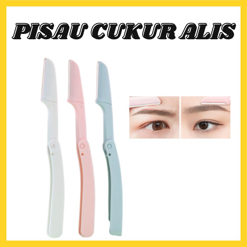 Jual Pisau Cukur Alis Alat Pencukur Alis Kerok Pria Wanita Lipat ...