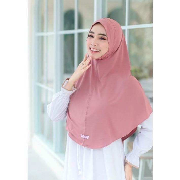 Jual JIlbab Bergo Dagu Instan Malay Jersey Premium/ jilbab inara dagu premium tanpa pet ...