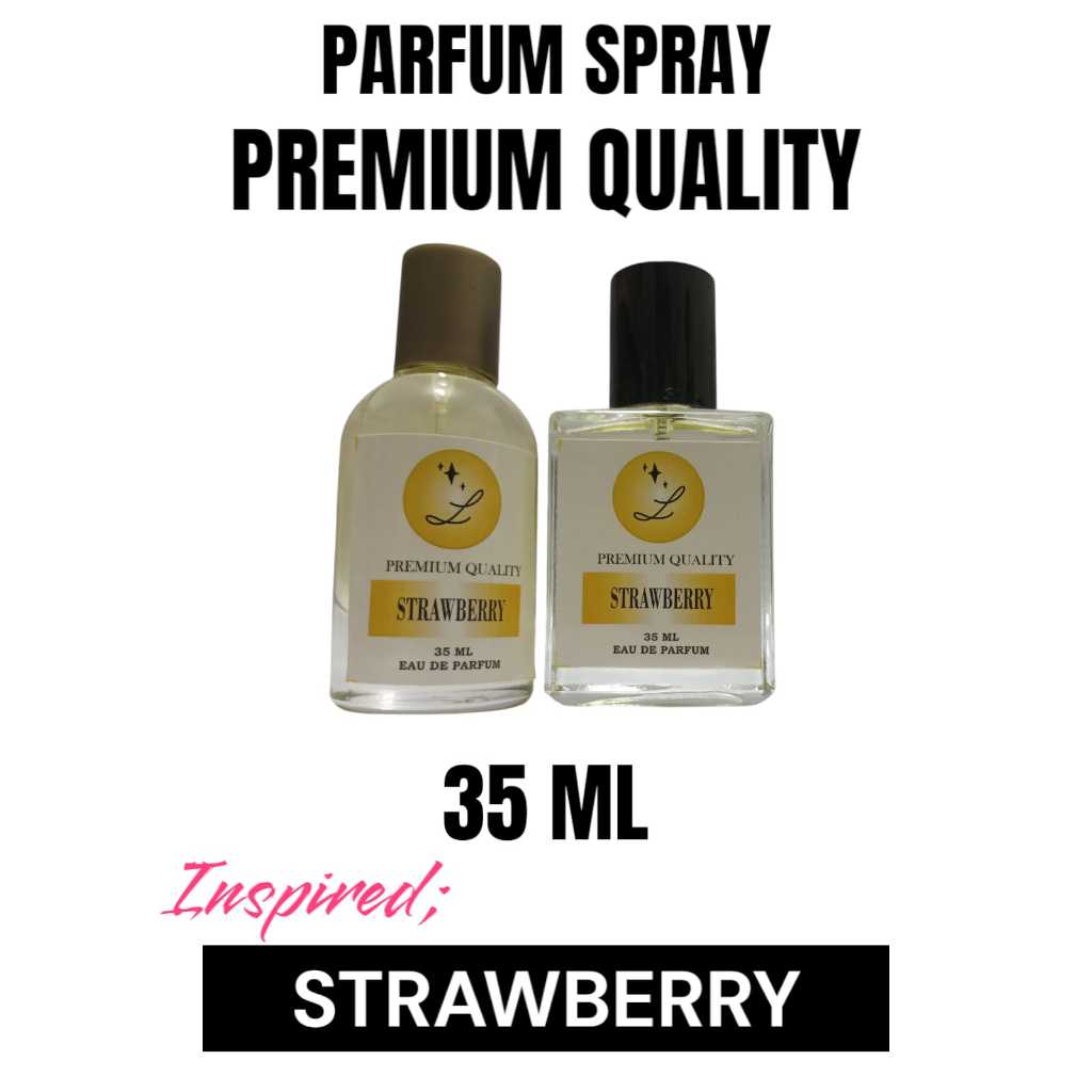 Jual Premium Quality Strawberry Parfum Spray Eau de 35 ML | Shopee ...