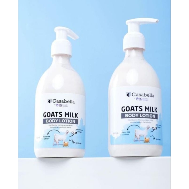 Jual HB BS CASABELLA GOATS MILK BODY LOTION BY BS BEAUTY | Shopee Indonesia