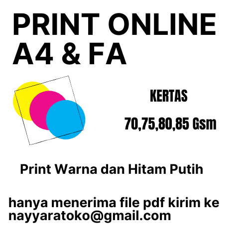Jual PRINT A4 / Cetak Kertas A4 , buku, makalah, skripsi, tugas, soal A4 BW/COLOR | Shopee Indonesia