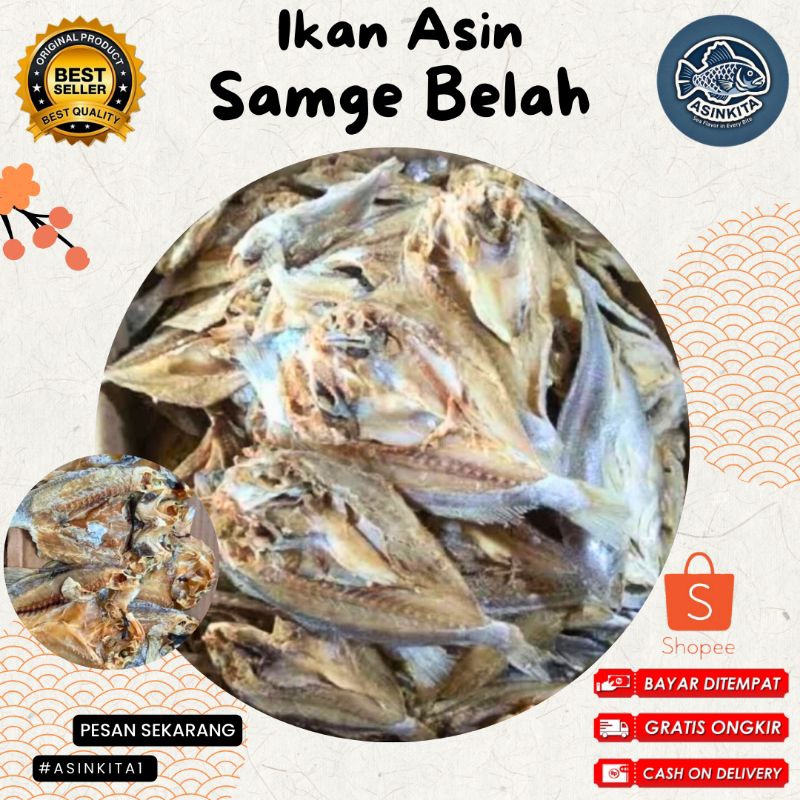 Jual Ikan Asin Samge Belah Super murah 1 kg | Shopee Indonesia