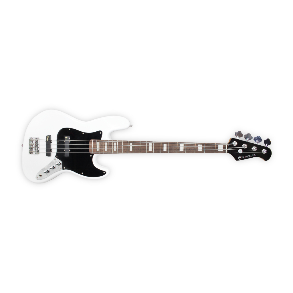Jual Bass Elektrik Merk Mandalika ORIGINAL Tipe MJB100 WH Senar 4 ...