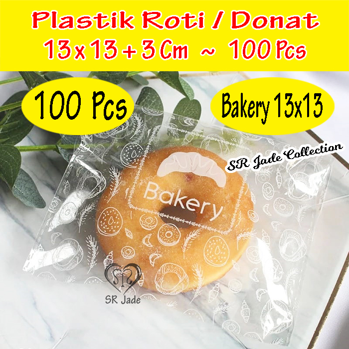 Jual [100 pcs] Plastik Roti / Kantong Kemasan Kue Roti Bakery Donut ...