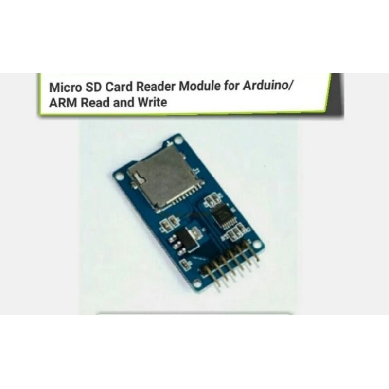 Jual Micro SD card reader module for arduino/ARM read and write ...