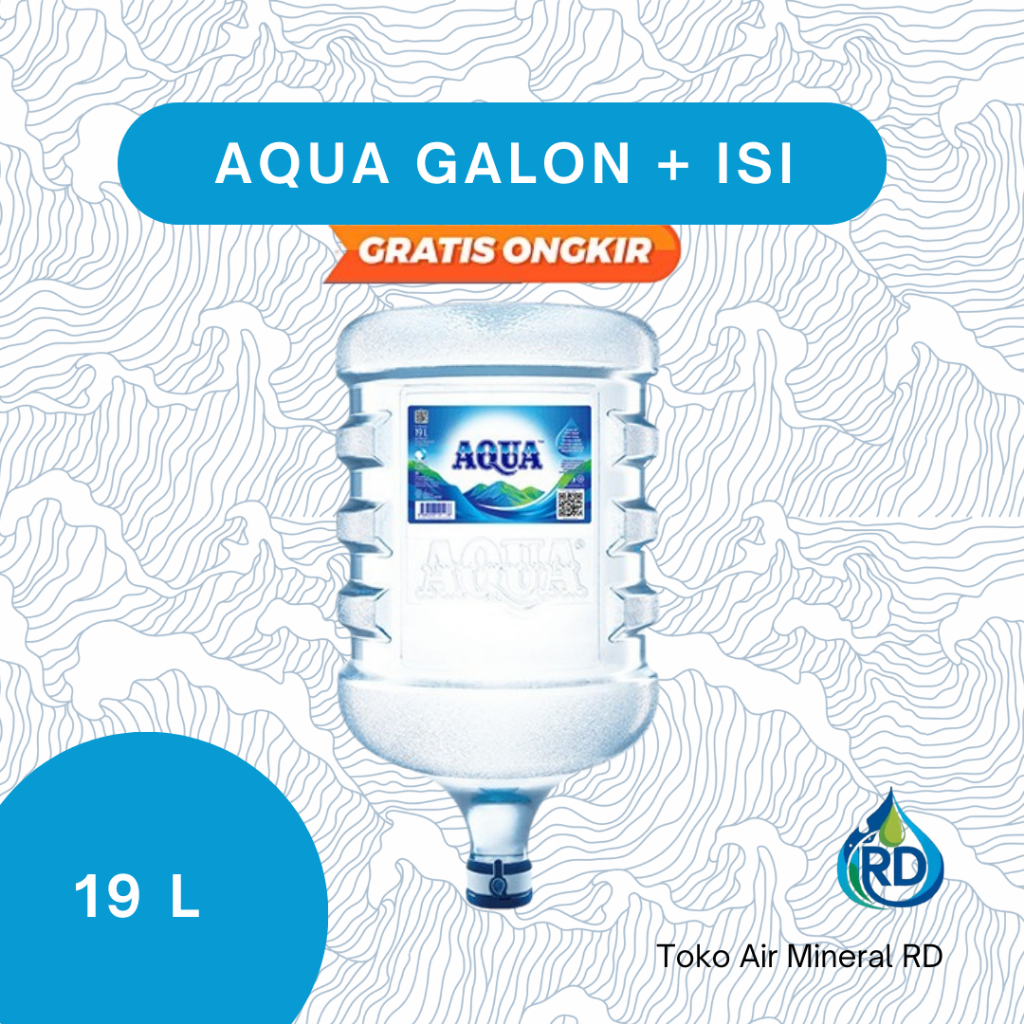 Jual RD - Galon AQUA - Isi 19 Liter - Air Minum Mineral Galon | Shopee ...