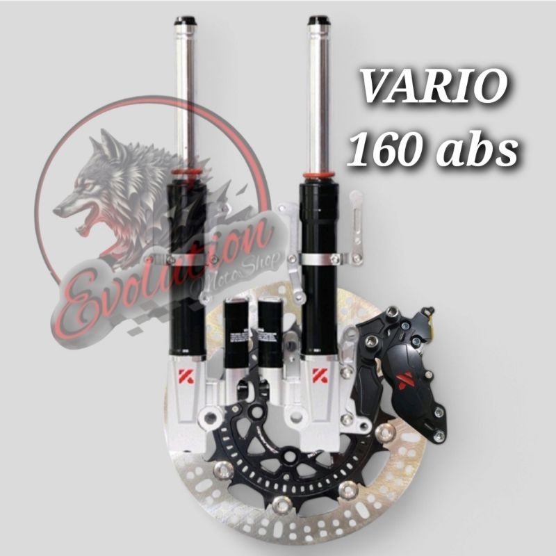 Jual Shock depan VARIO160 ABS CBS STYLO VARIO150 Paketan + kaliper ...
