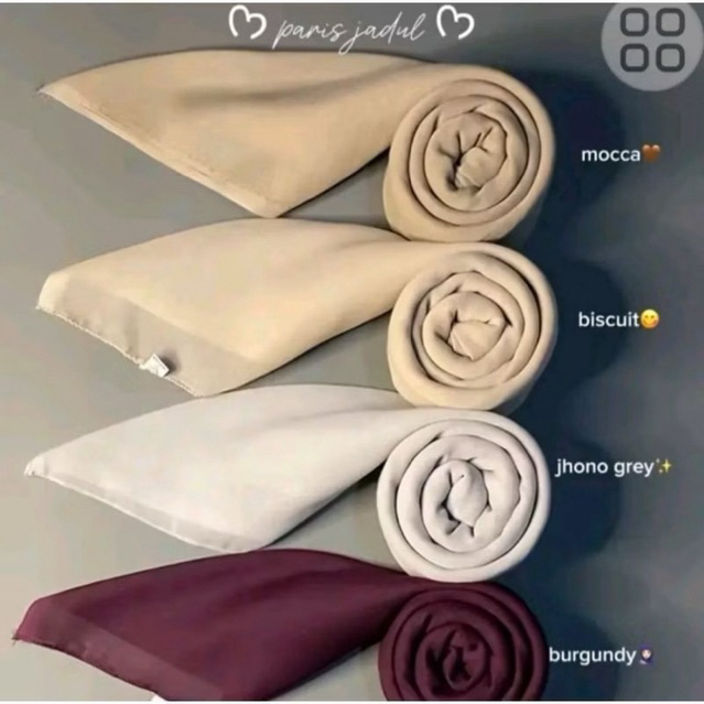Jual PARIS JADUL VARISHA ORIGINAL SEGIEMPAT / HIJAB PARIS JADUL ...