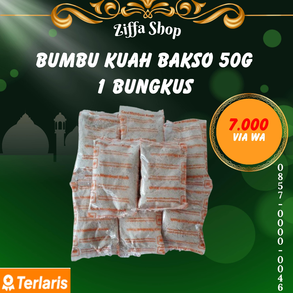 Jual Bumbu Bakso Sony Baso Soni Son Haji Lampung | Shopee Indonesia