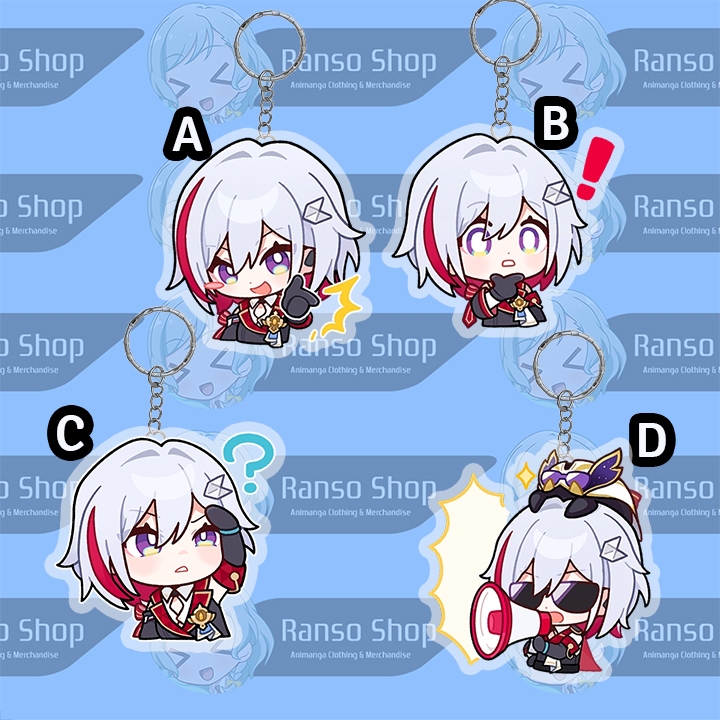 Jual Keychain Honkai Star Rail Topaz Numby UV Printing Laser Cut ...