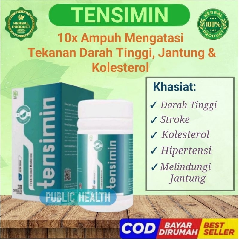 Jual Tensimin original asli obat herbal hipertensi tekanan darah tinggi ...