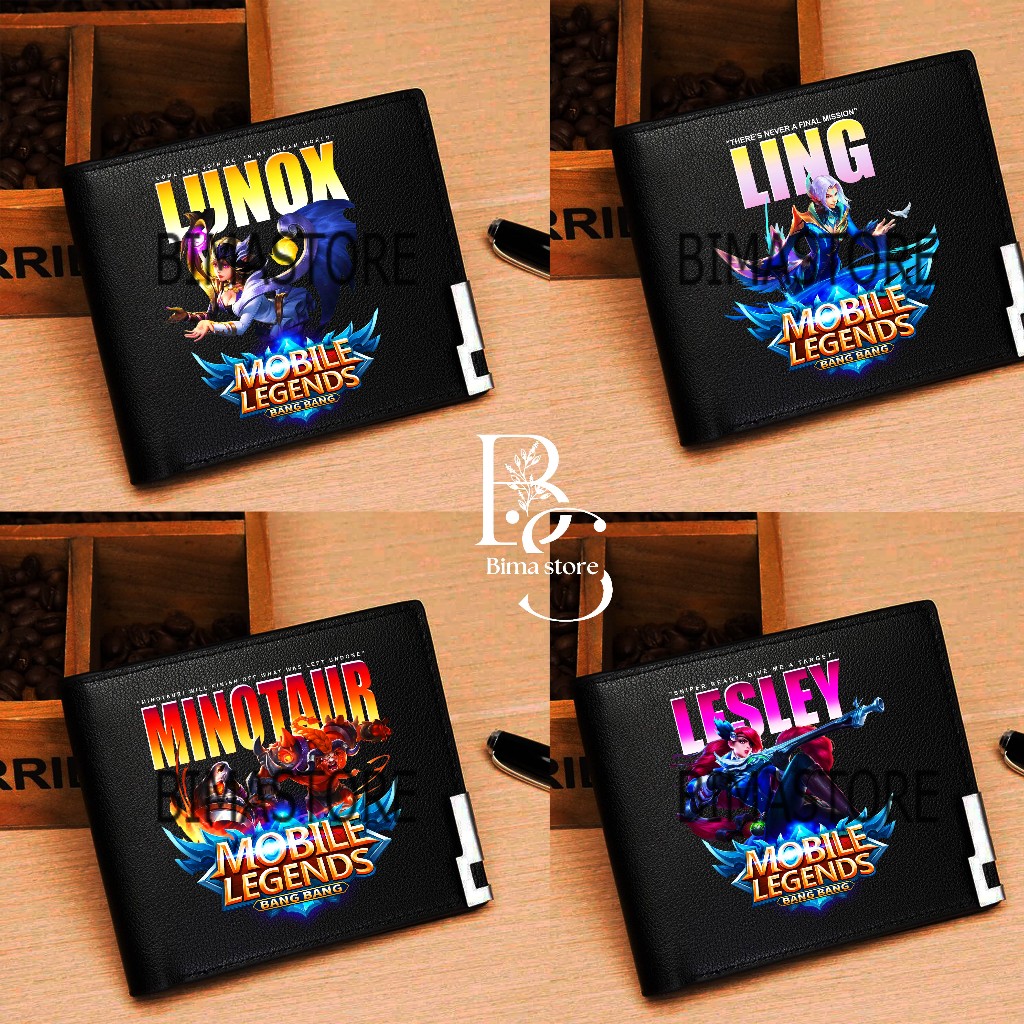 Jual Bima Store Dompet skin Mobile Legends 02 / dompet lipat kulit anak ...