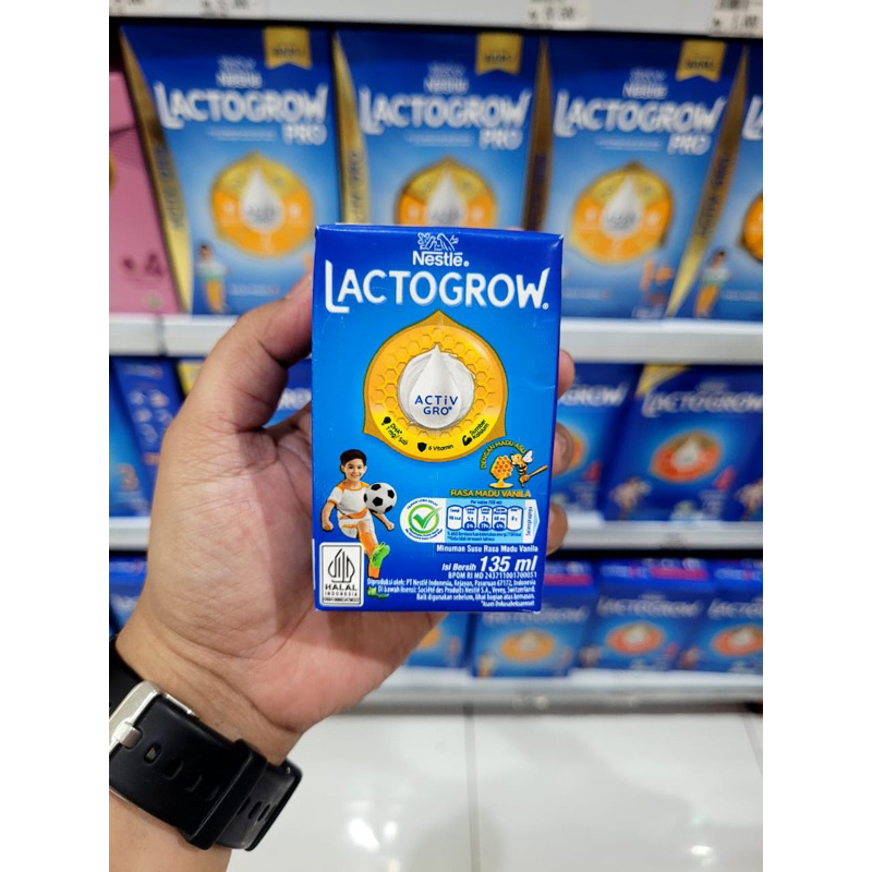 Jual NESTLE LACTOGROW UHT MADU/VANILA | Shopee Indonesia