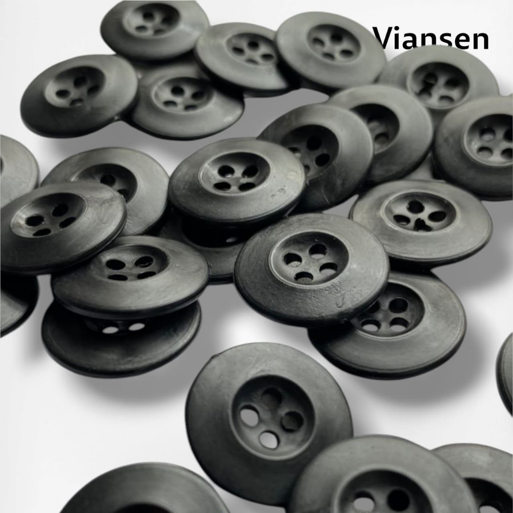 Jual Kancing Plastik 4 Lubang Hitam 18-20mm - 1 Gross (144pcs) Jahit ...