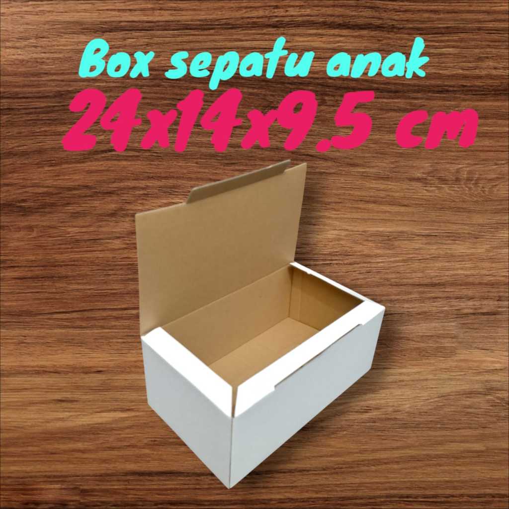 Jual BOX SEPATU ANAK SIZE 24X14X9.5 CM I DUS ANAK I KARDUS SEPATU ANAK ...