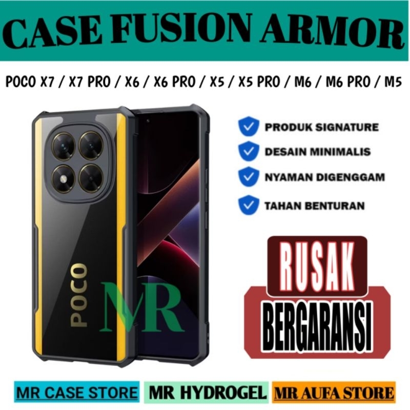 Jual SOFTCASE CASING SPIGEN FUSION ARMOR HP FOR POCO X7 / X7 PRO / X6 ...