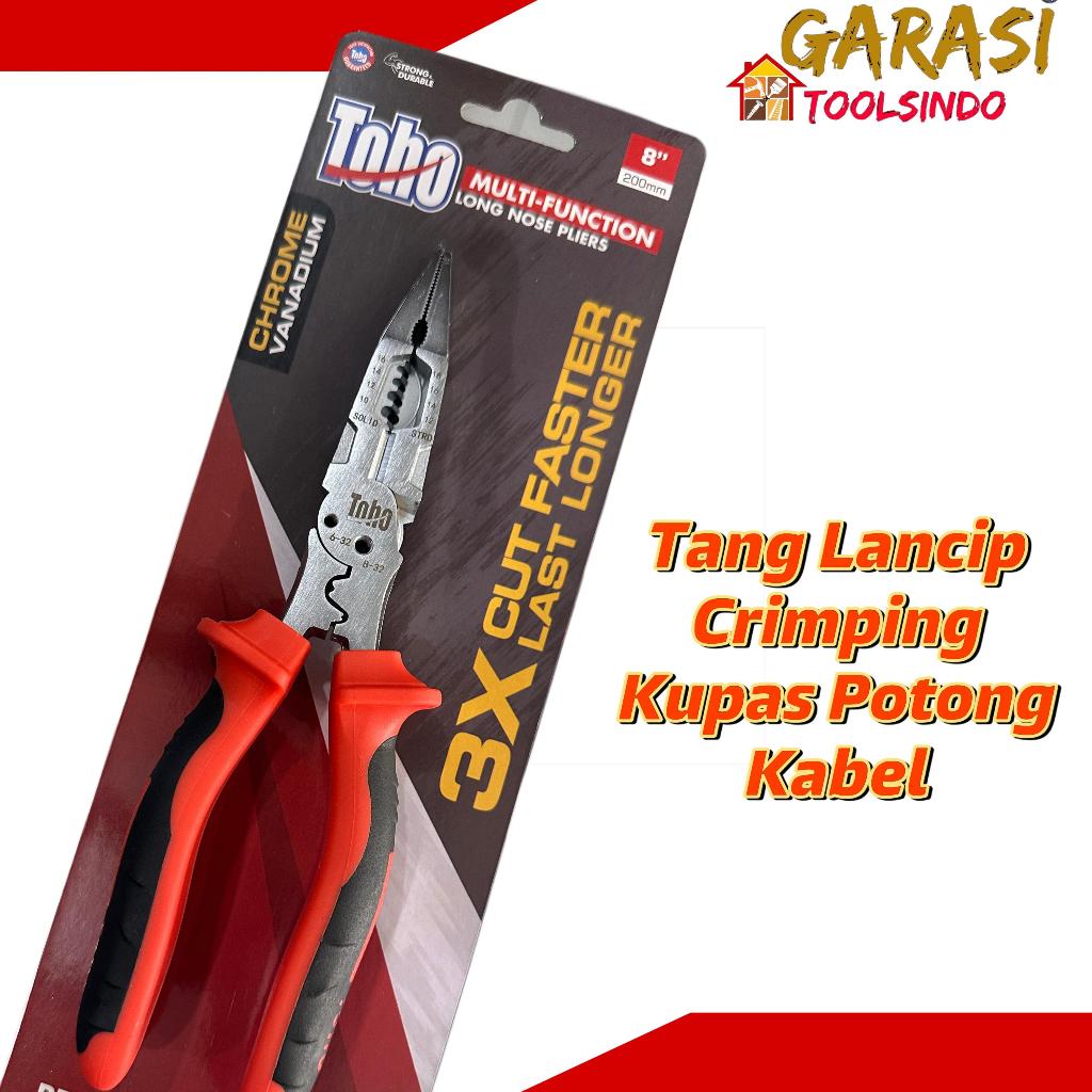 Jual TOHO tang lancip crimping 8'' tang cucut multifungsi tang kupas ...