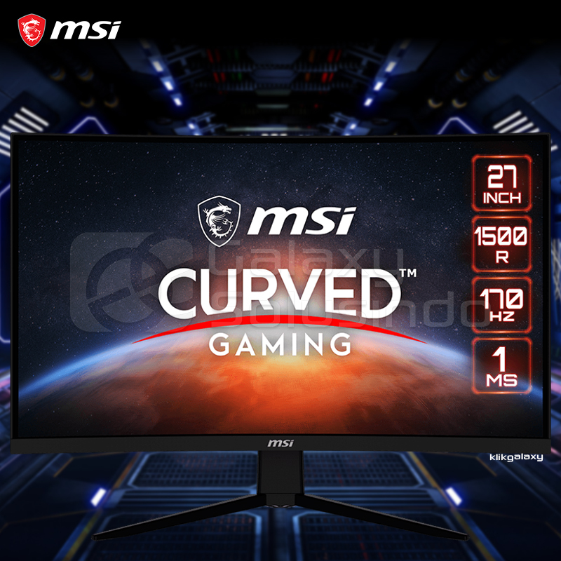 Jual MSI G273CQ 27 Inch VA WQHD 170Hz 1ms Curved Gaming Monitor ...