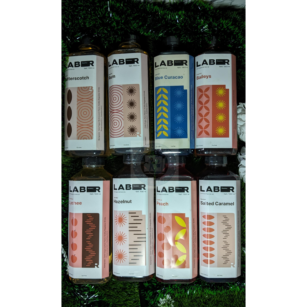 Jual LABR Syrup Premium All Varian 1L | Shopee Indonesia