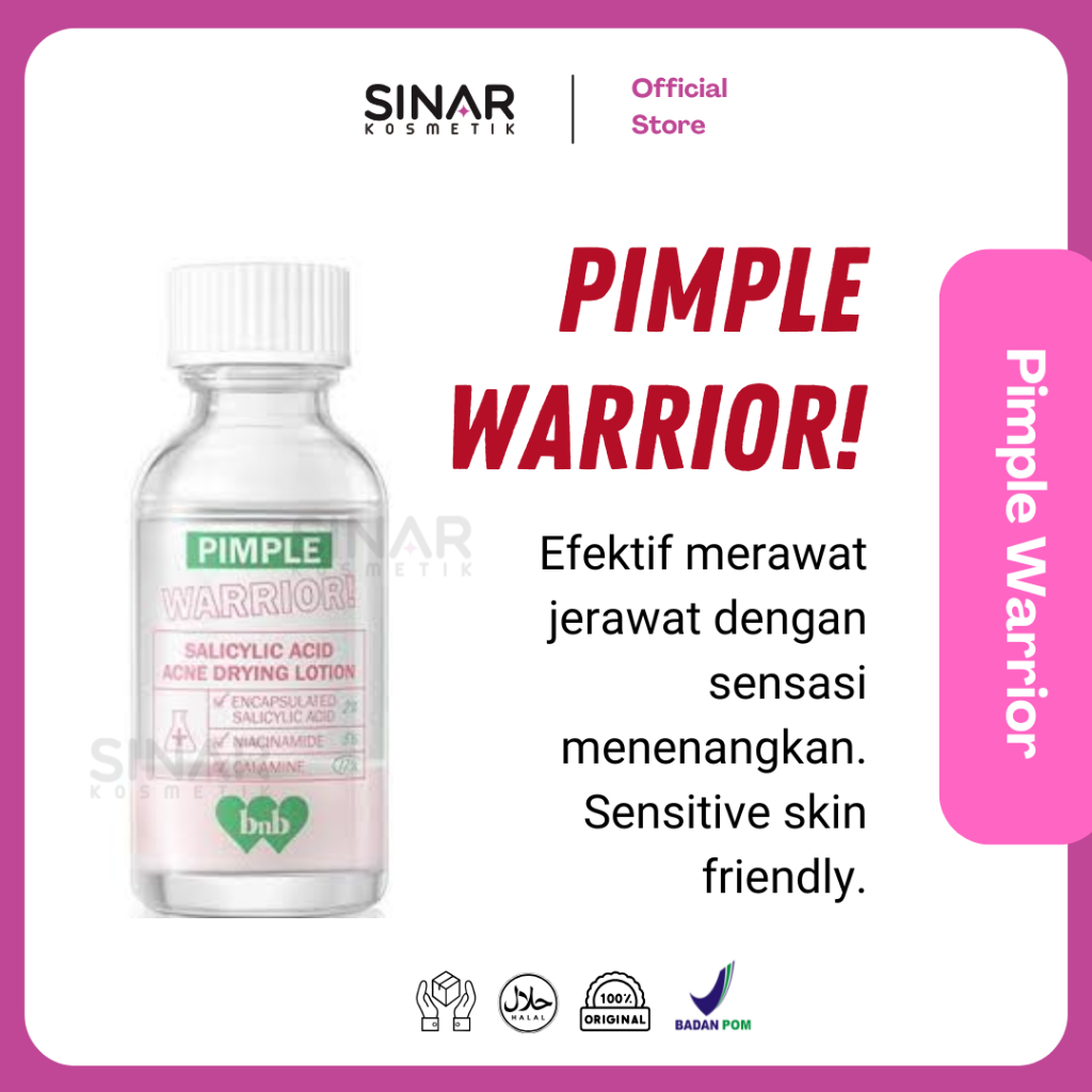 Jual BNB Barenbliss Bare n Bliss Pimple Warrior! Salicylic Acid Acne ...