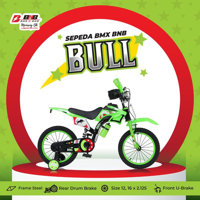 Jual Sepeda Anak Laki BMX BNB TRAIL GP FURIOUS BNB BULL Ukuran 12 16 18 ...