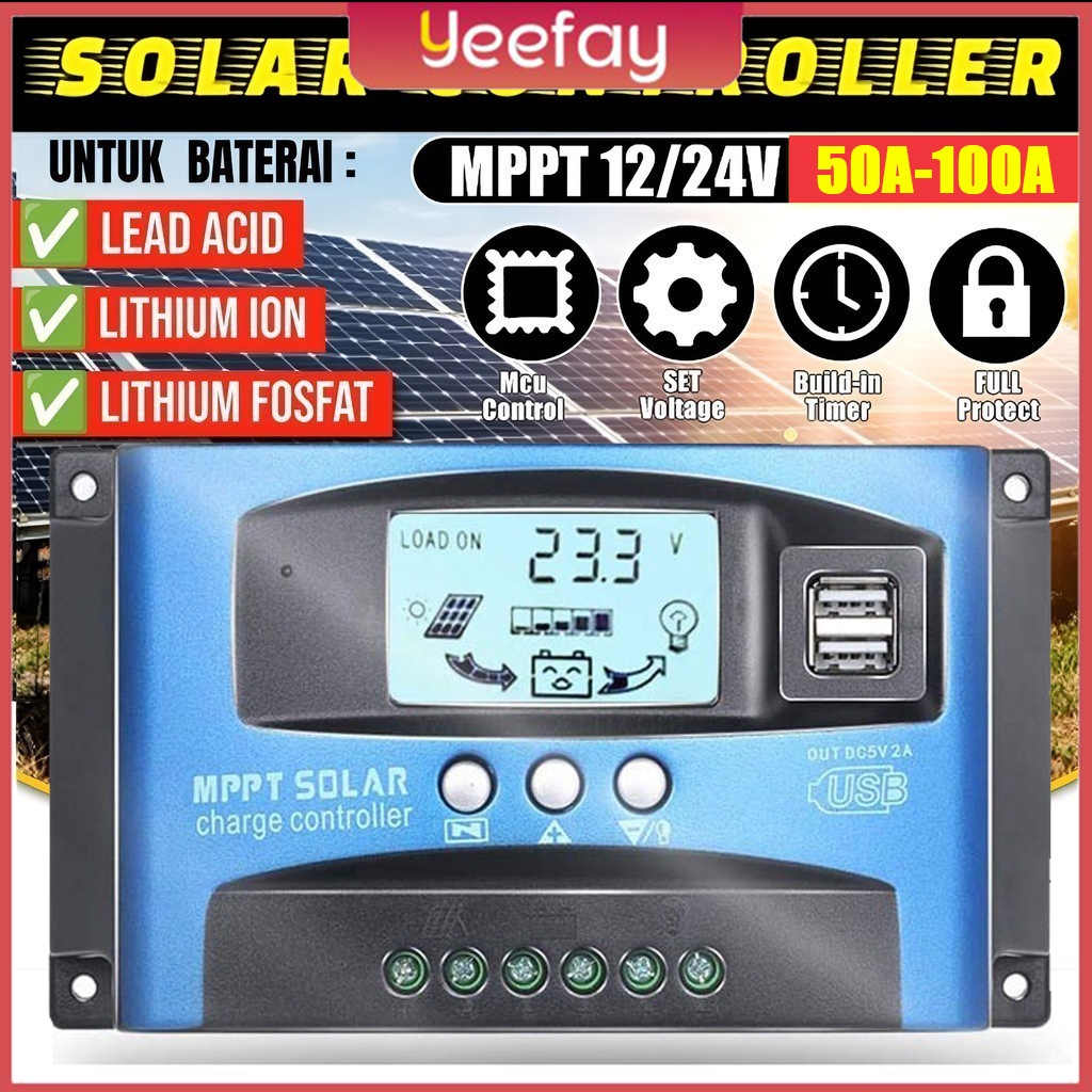 Jual Solar Charge Controller Mppt 50A MPPT AUTO Solar Charge And ...