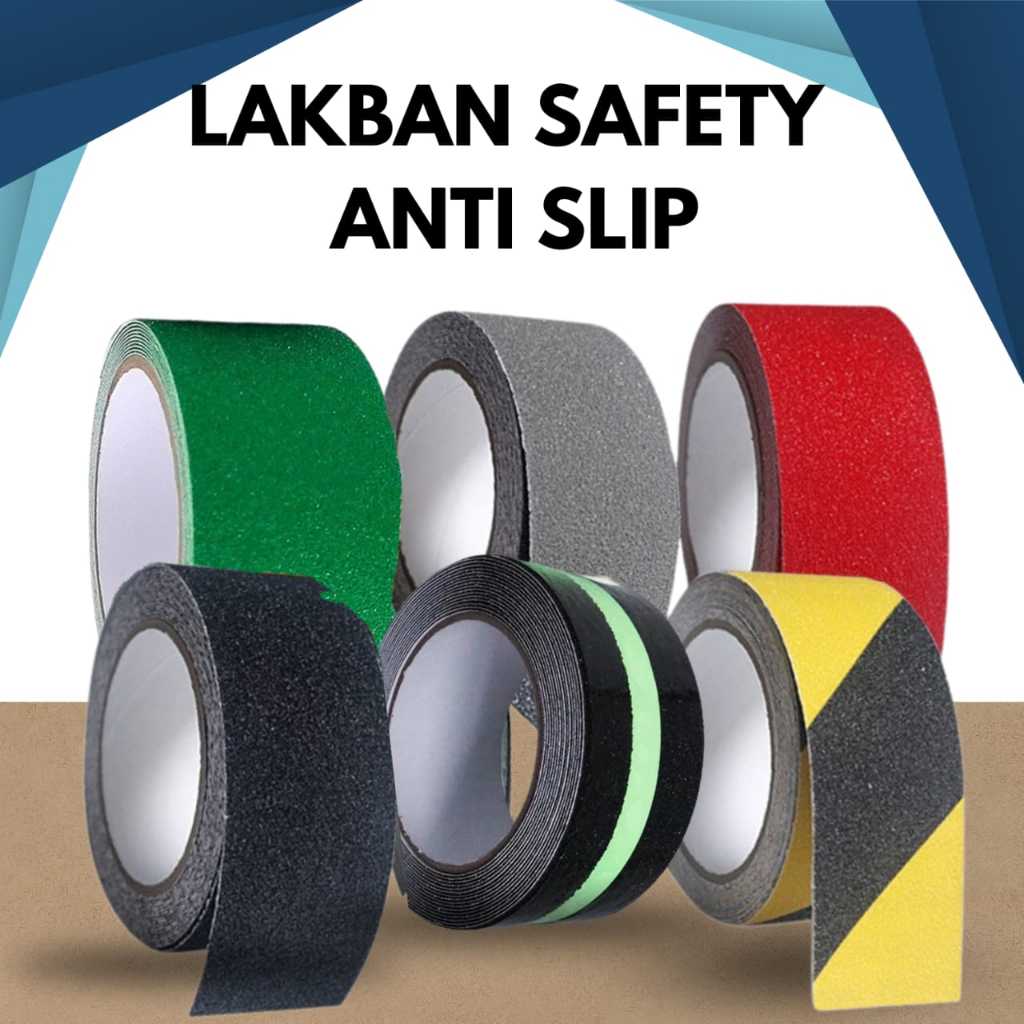 Jual Lakban Stiker Safety Grip | Anti-Slip Tape | Perekat Lantai & Tangga Anti Licin | Strong ...