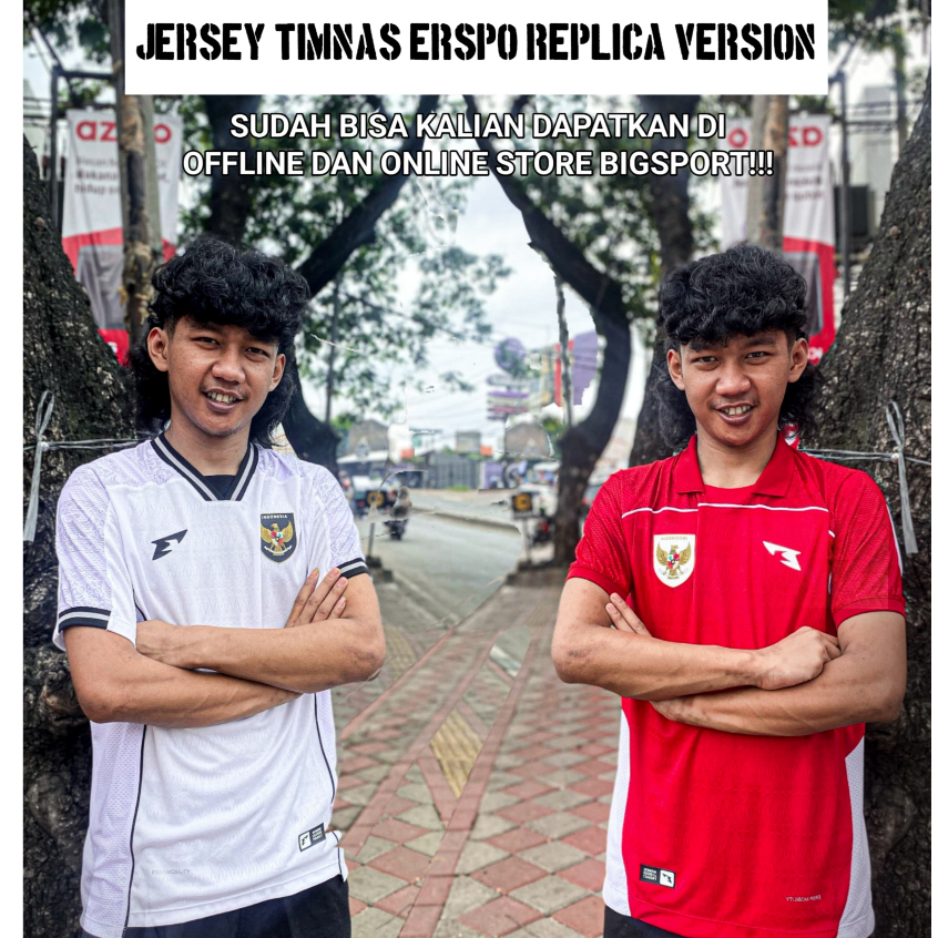 Jual Erspo Timnas 2025 Jersey Replica Home SS Men Red - Erspo Timnas ...
