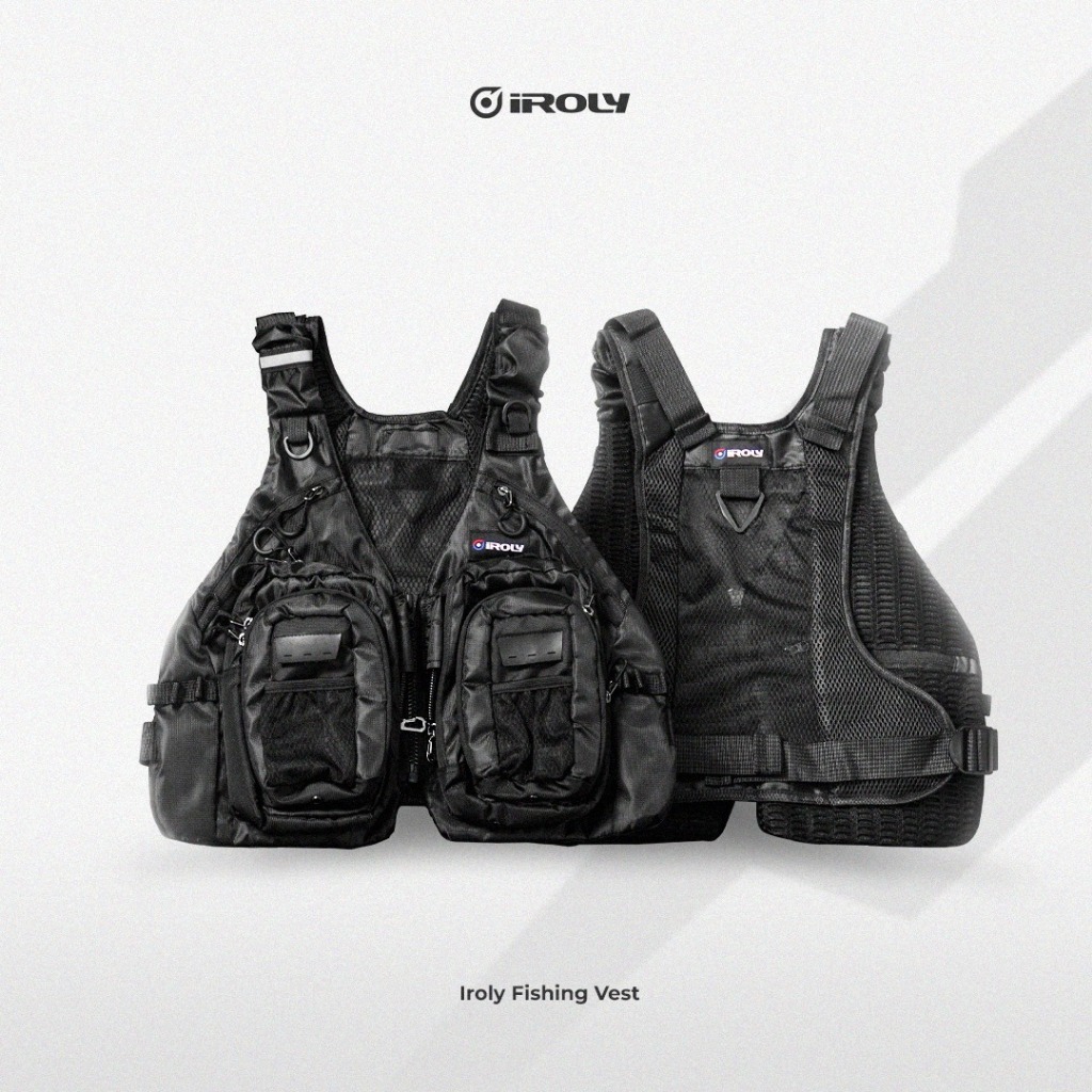 Jual Iroly Fishing Vest / rompi mancing iroly | Shopee Indonesia