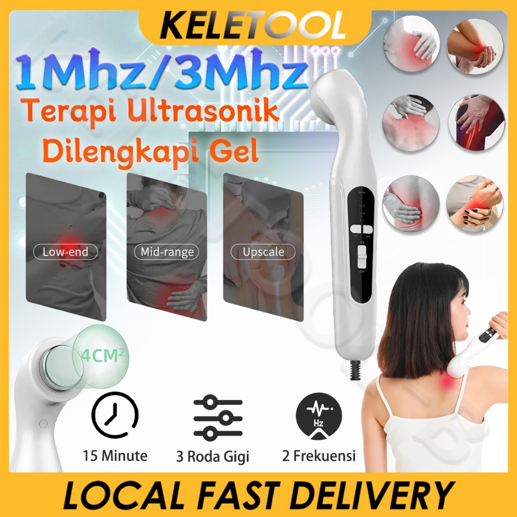 Jual 1Mhz/3Mhz Ultrasound Pain Relief Therapy Portable Fisioterapi ...