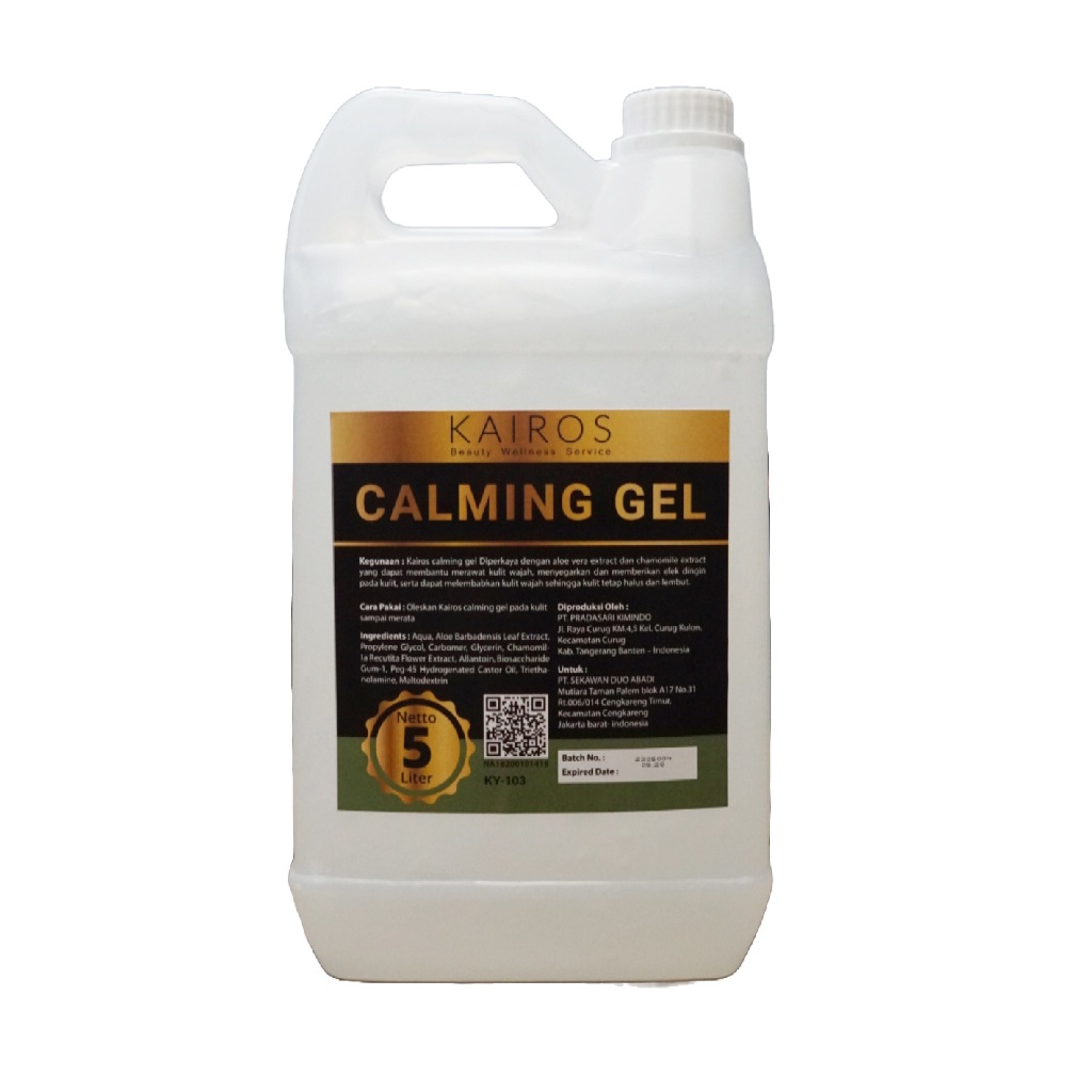 Jual KAIROS CALMING GEL 5LITER | ULTRASOUND GEL 5LTR | GEL IPL, RF, USG ...