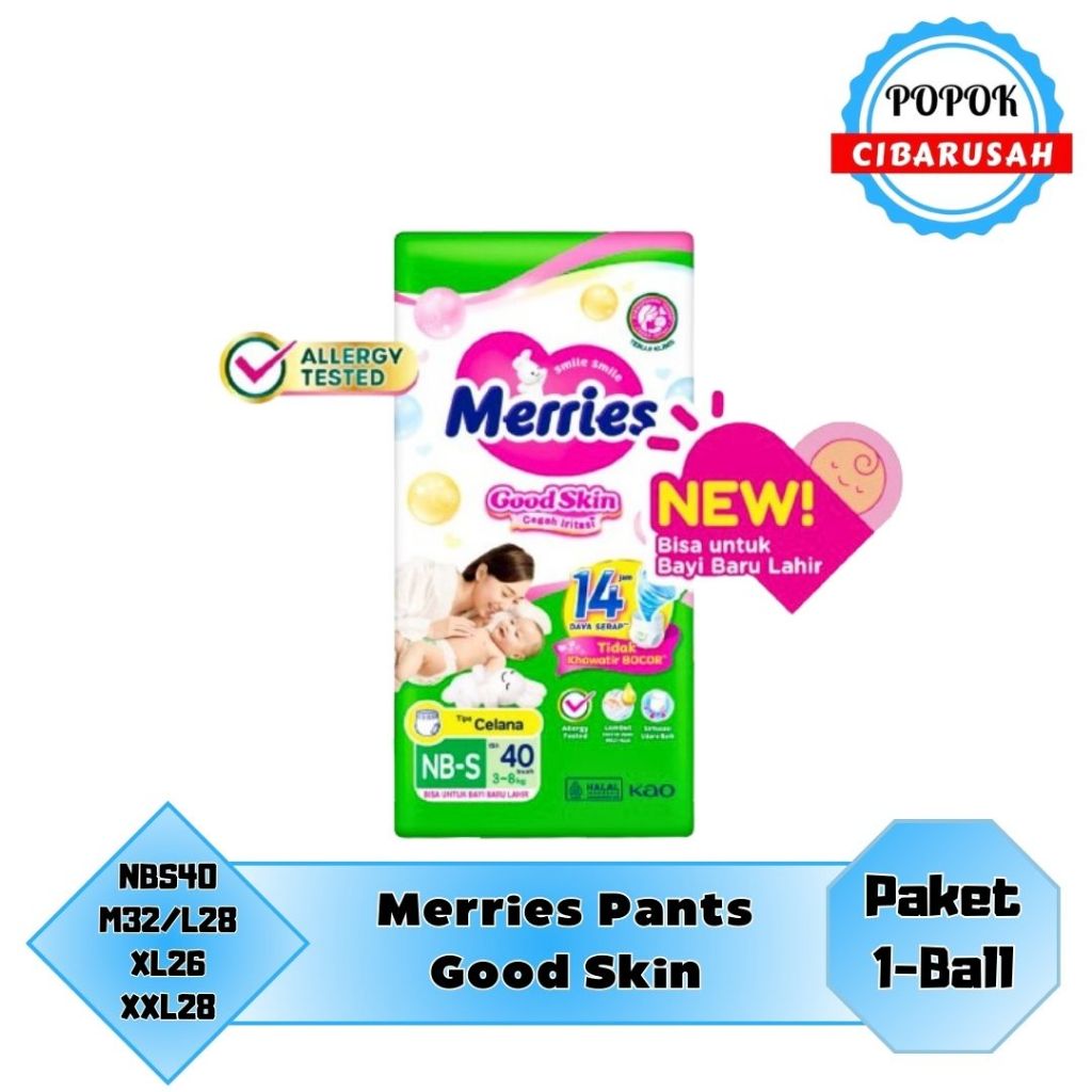 Jual Merries Pants Good Skin/NBS40/M32/L28/XL26/XXL28/popokcibarusah ...