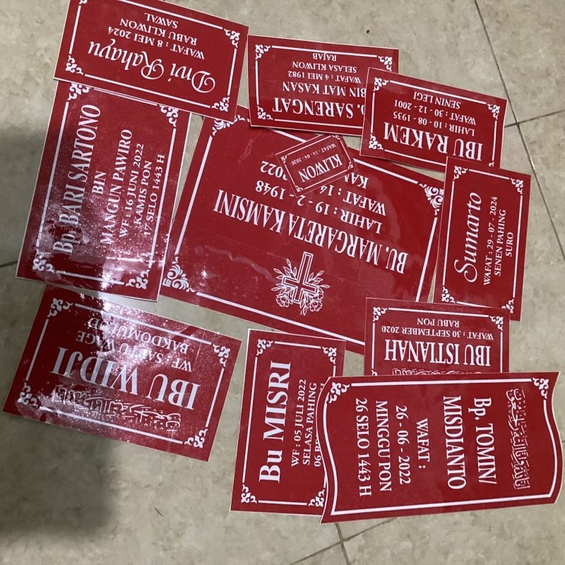 Jual Sticker NISAN MAL(SEHARI JADI )Kijingan Stiker marmer granit ...