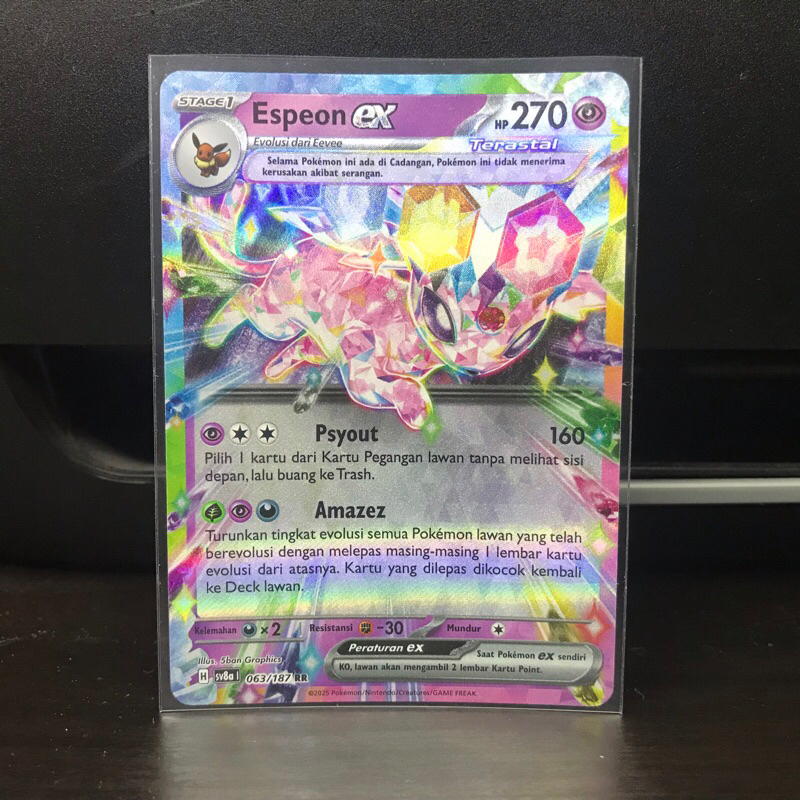 Jual Espeon EX (RR) kartu Pokemon Festival Terastal Indonesia sv8 | Shopee Indonesia