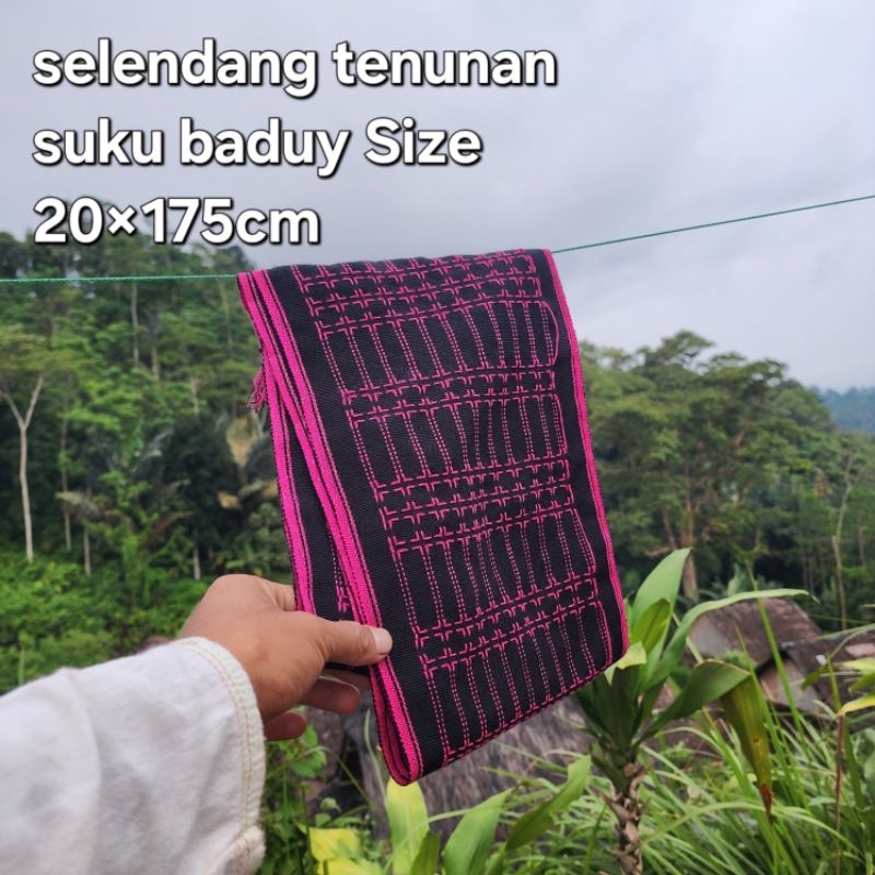 Jual Selendang tenunan suku baduy size 20cm×175cm | Shopee Indonesia