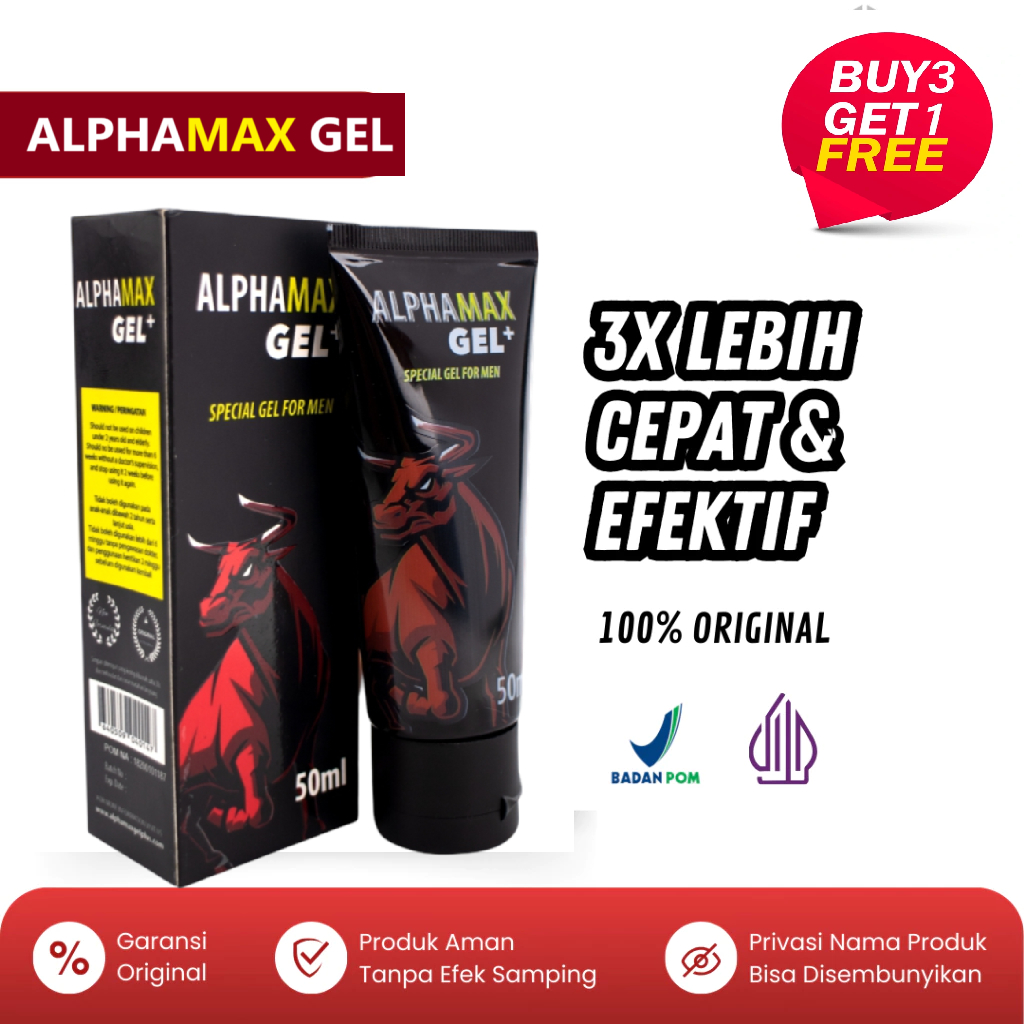Jual ALPHAMAX GEL PENUNJANG PERFORMA PRIA PEMBESAR PEMANJANG MRP DAN ...
