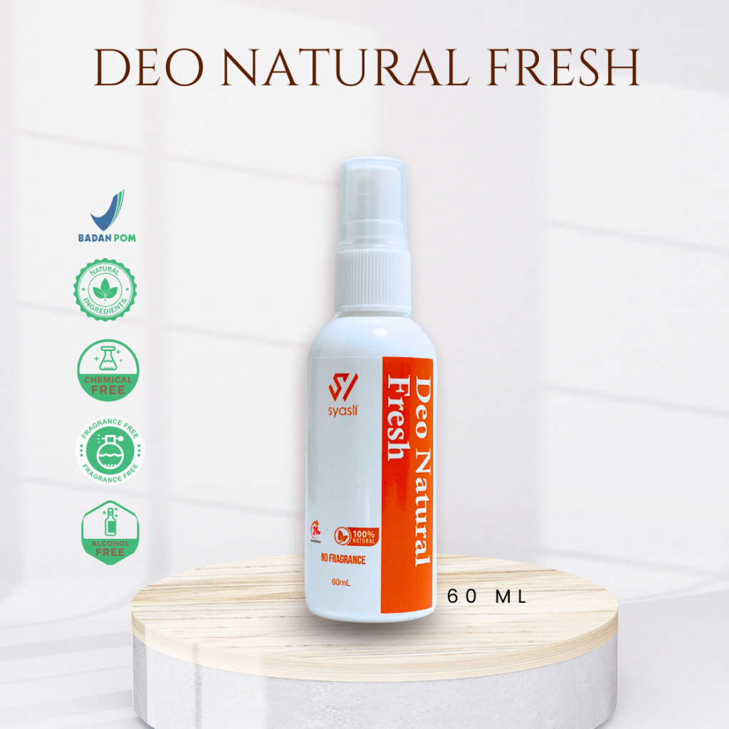 Jual Deo Natural Fresh | Anti Bau Badan | Deo Tawas | Deodorant Spray ...